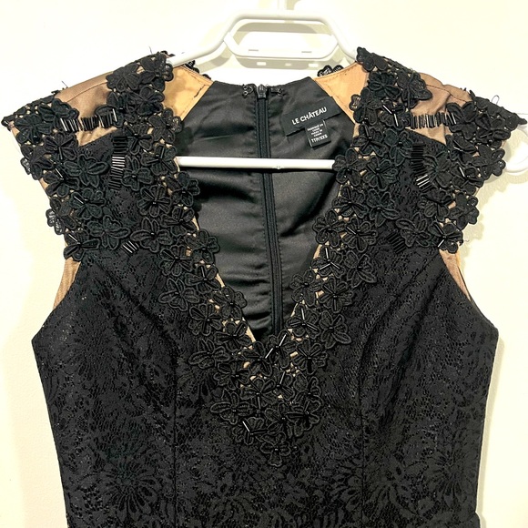 le chateau | Dresses | Black Cocktail Dress | Poshmark